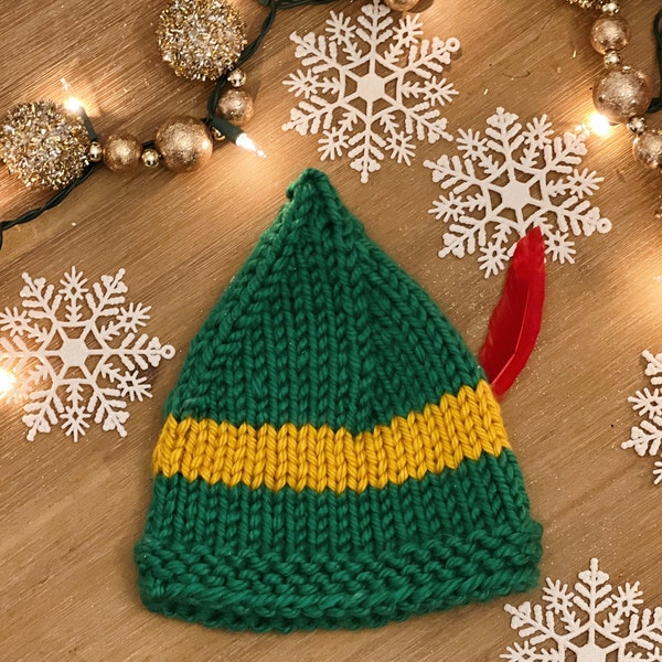 Buddy Elf Knit Hat - Etsy