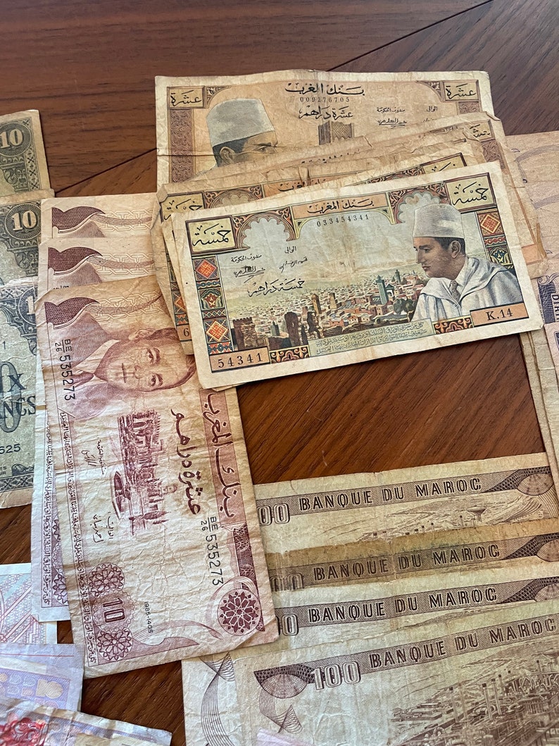 Vintage Moroccan Money - Etsy