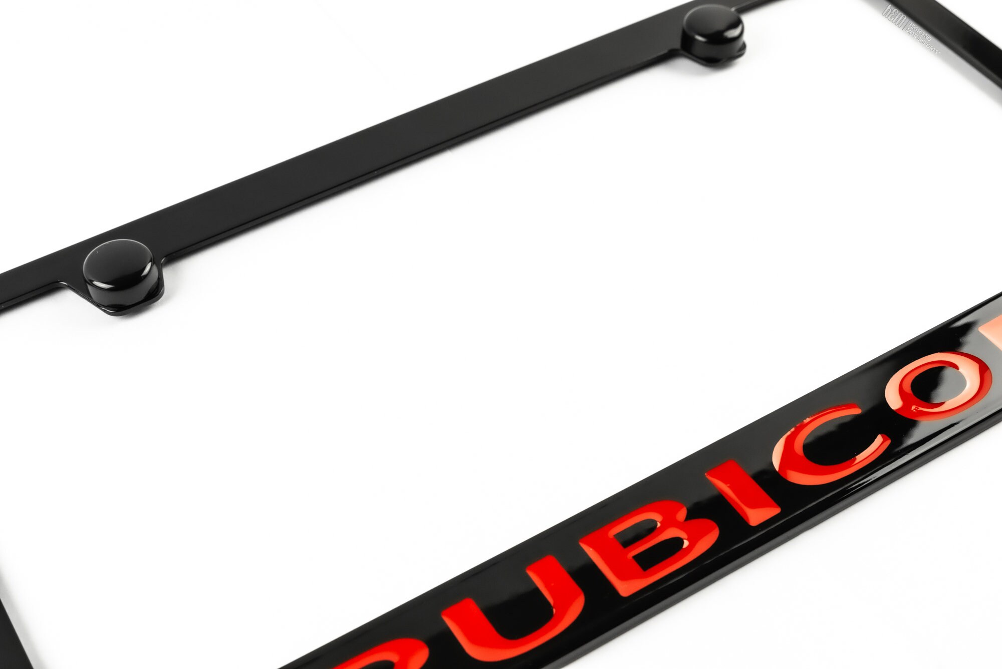 Jeep Wrangler Rubicon Red Engraved Black License Plate Frame - Etsy