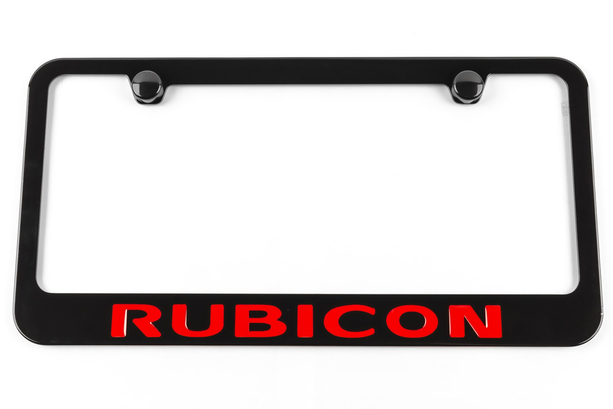 Jeep Wrangler Rubicon Red Engraved Black License Plate Frame - Etsy