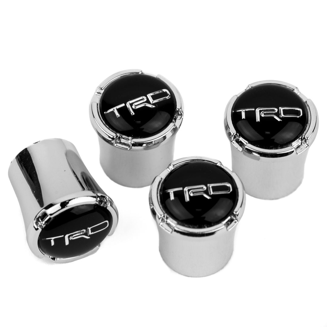 Toyota TRD Valve Caps, Set of 4 ABS Plastic Chrome Valve Stem Caps - Etsy