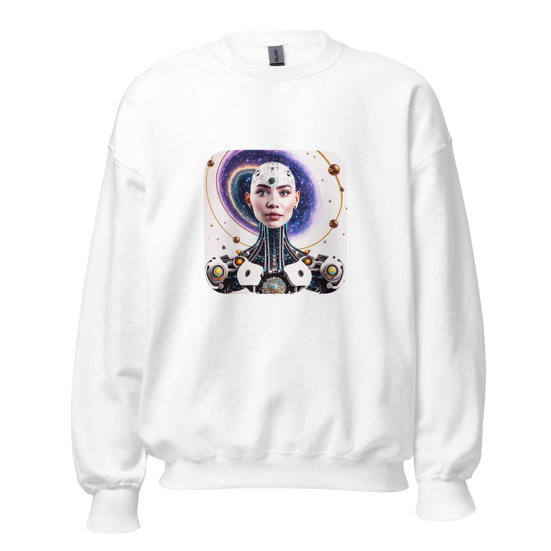 Jumper Sci-fi Cyborg Print Design Gift for Her Clothing Gift - Etsy