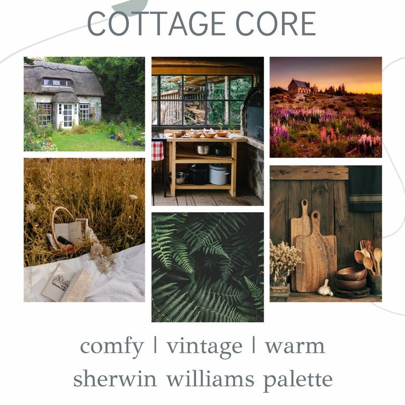 Cottage Core Color Palette - Etsy