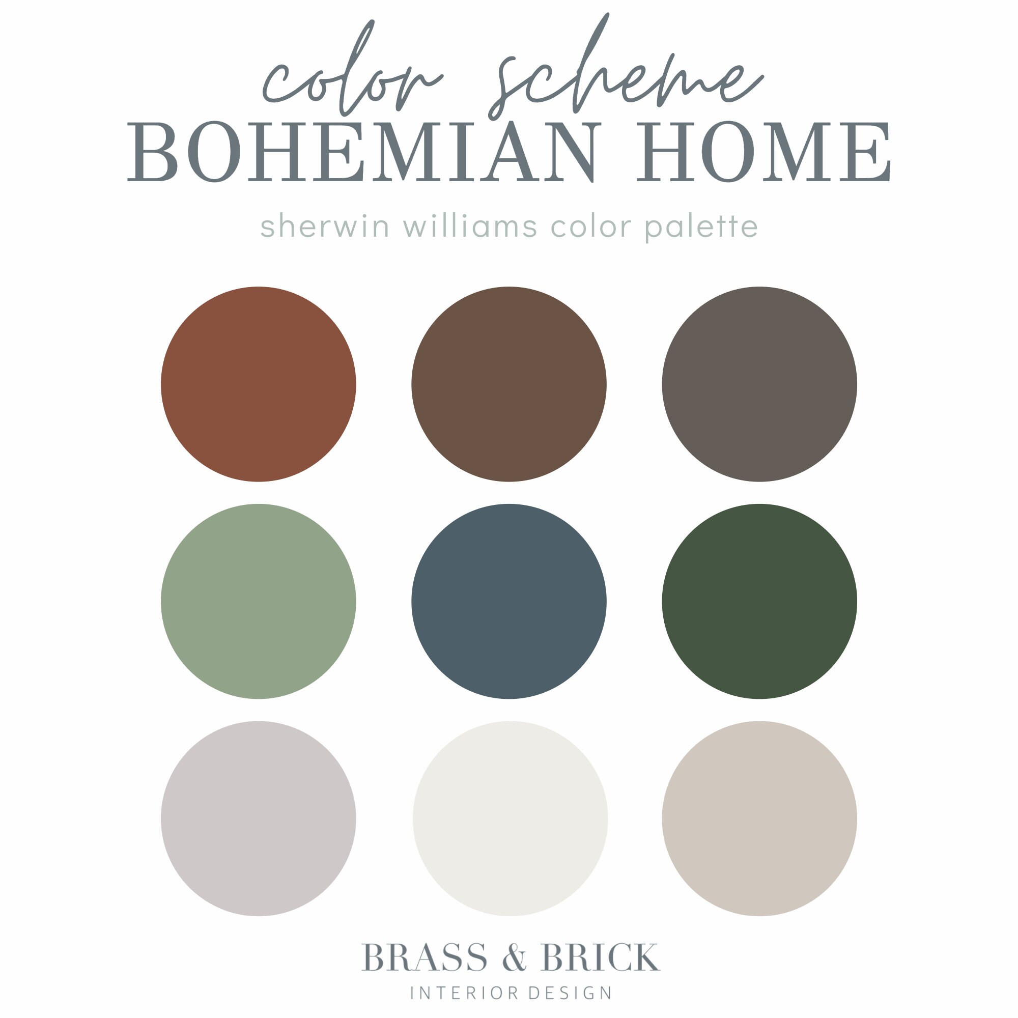 Boho Color Schemes