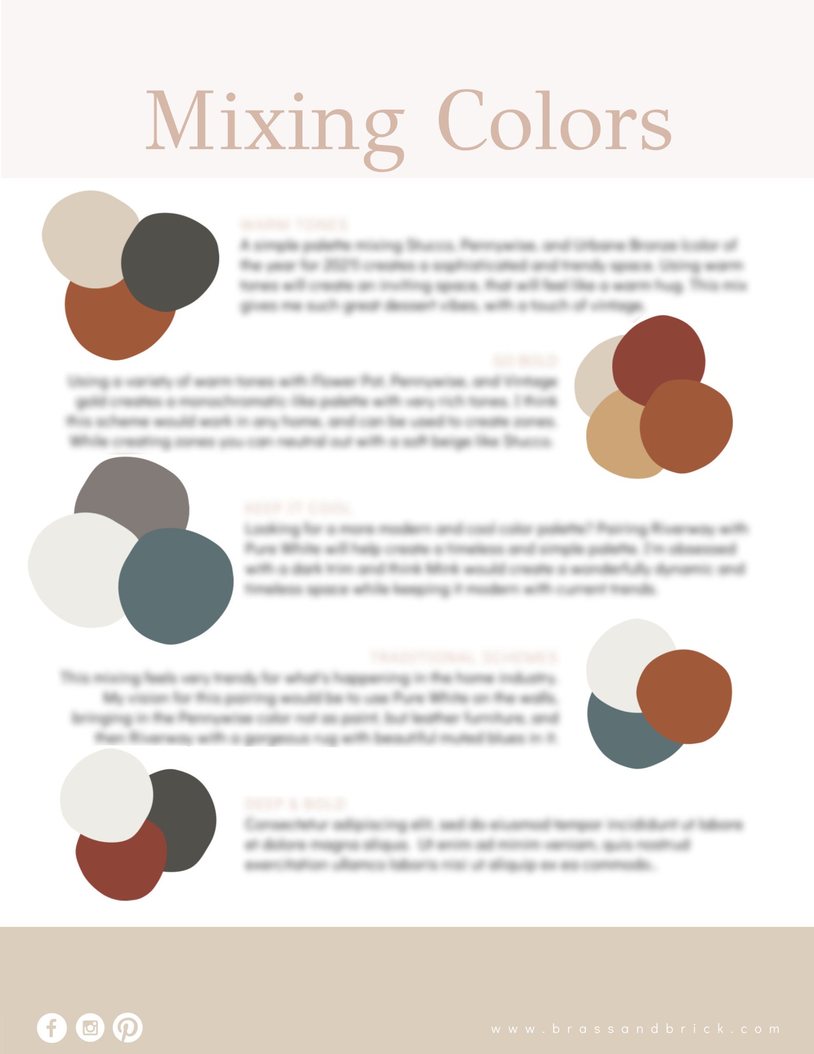 Redend Point Color Palette, Color of the Year, Sherwin Williams Color ...