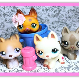 Authentic Littlest Pet Shop LPS 112 357 491 1169 German Shepherd Puppy ...