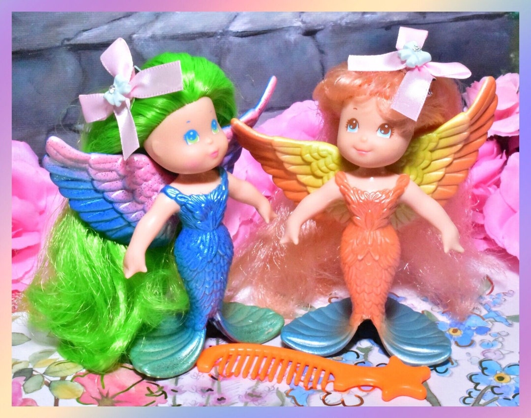 Vintage 1986 Kenner Shimmers Birds Plume Sunstreak Pearlized Mermaid ...