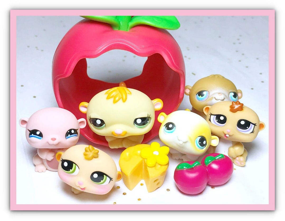 Authentic Littlest Pet Shop LPS 45 137 1032 2446 1477 1479 Mom Baby ...
