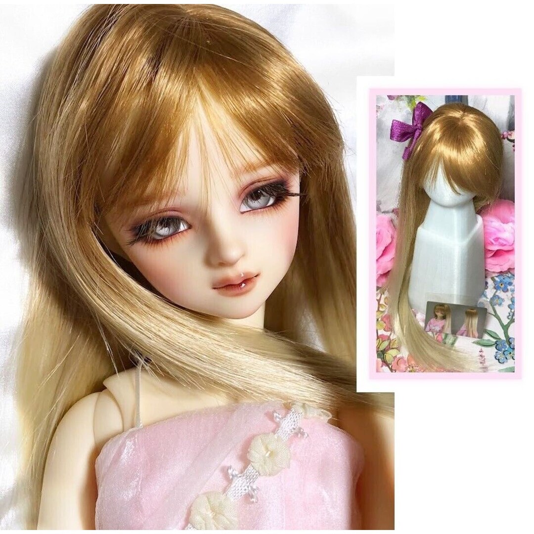 BJD 1/3 Volks Super Dollfie SD Wig W-103 TT27/613 Ombre Long Straight 9 ...