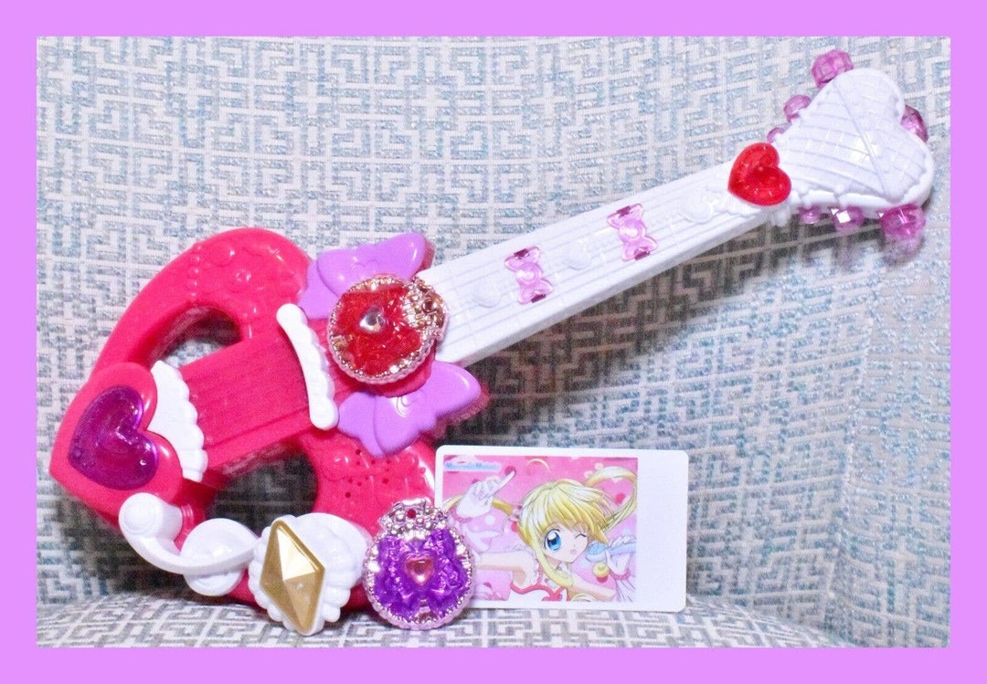 Hugtto Pretty Cure Precure Twin Love Guitar Mirai Crystals Music Toy ...