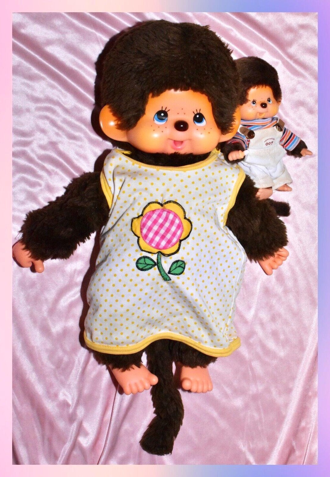 Big 18 Vintage Sekiguchi Japan Monchhichi Showa Retro Monkey Cuddle ...