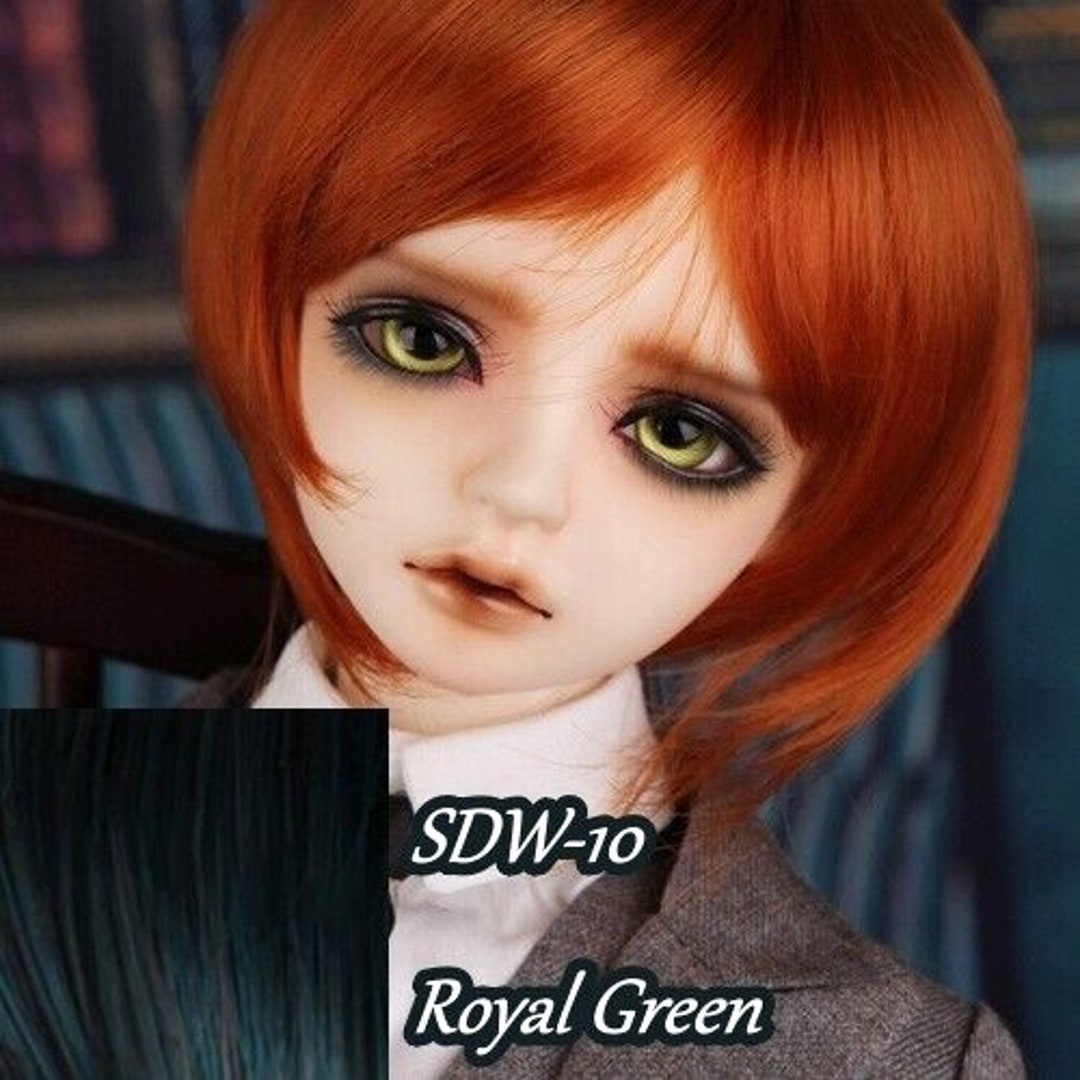 LUTS Korea BJD Doll Wig for Delf Sd Dd Super Dollfie SDW-10 Royal Green 8/9 - Etsy