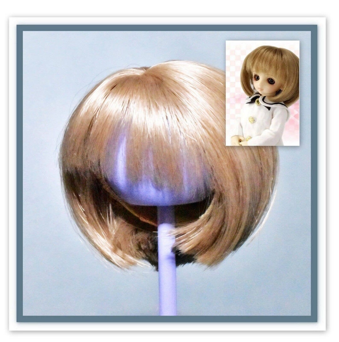 BJD 1/6 Volks Super Dollfie SD YOSD Sdc Cute Wig Suzuna W-87C 6/7 Bob Cream - Etsy