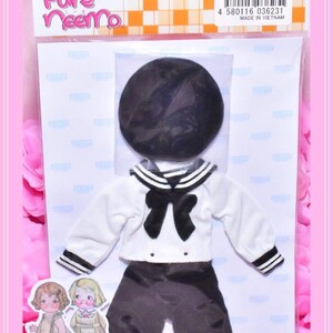 Azone Pure Neemo PNXS Doll Gymnasium Sailor Suit Outfit Set Blouse ...