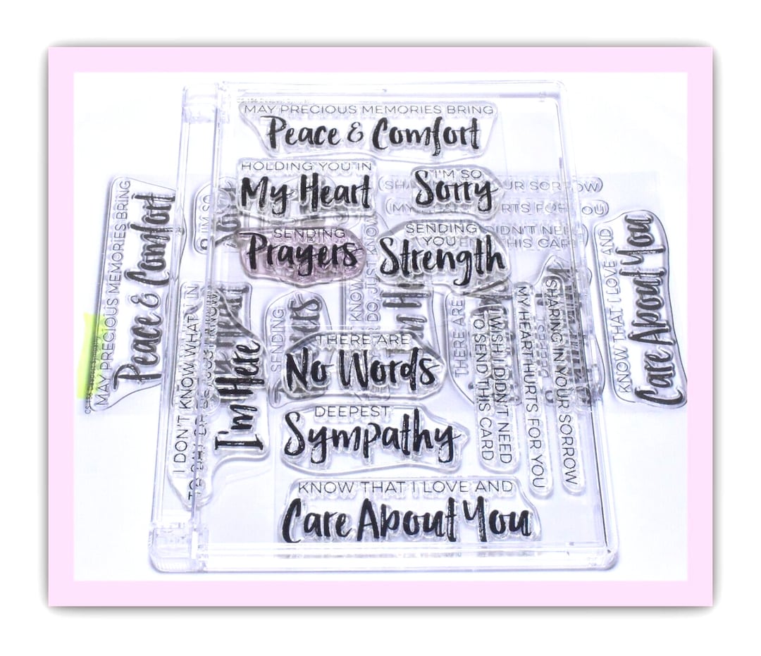 MFT My Favorite Things Deepest Sympathy Stamp Set Scrapbooking Supplies ...
