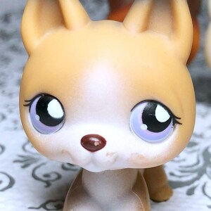 Authentic Littlest Pet Shop LPS 112 357 491 1169 German Shepherd Puppy ...