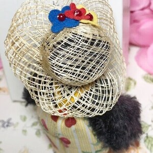 Deb Canham Artist Designs Mohair Teddy Bear CROW Wizard of Oz LE COA 4 ...