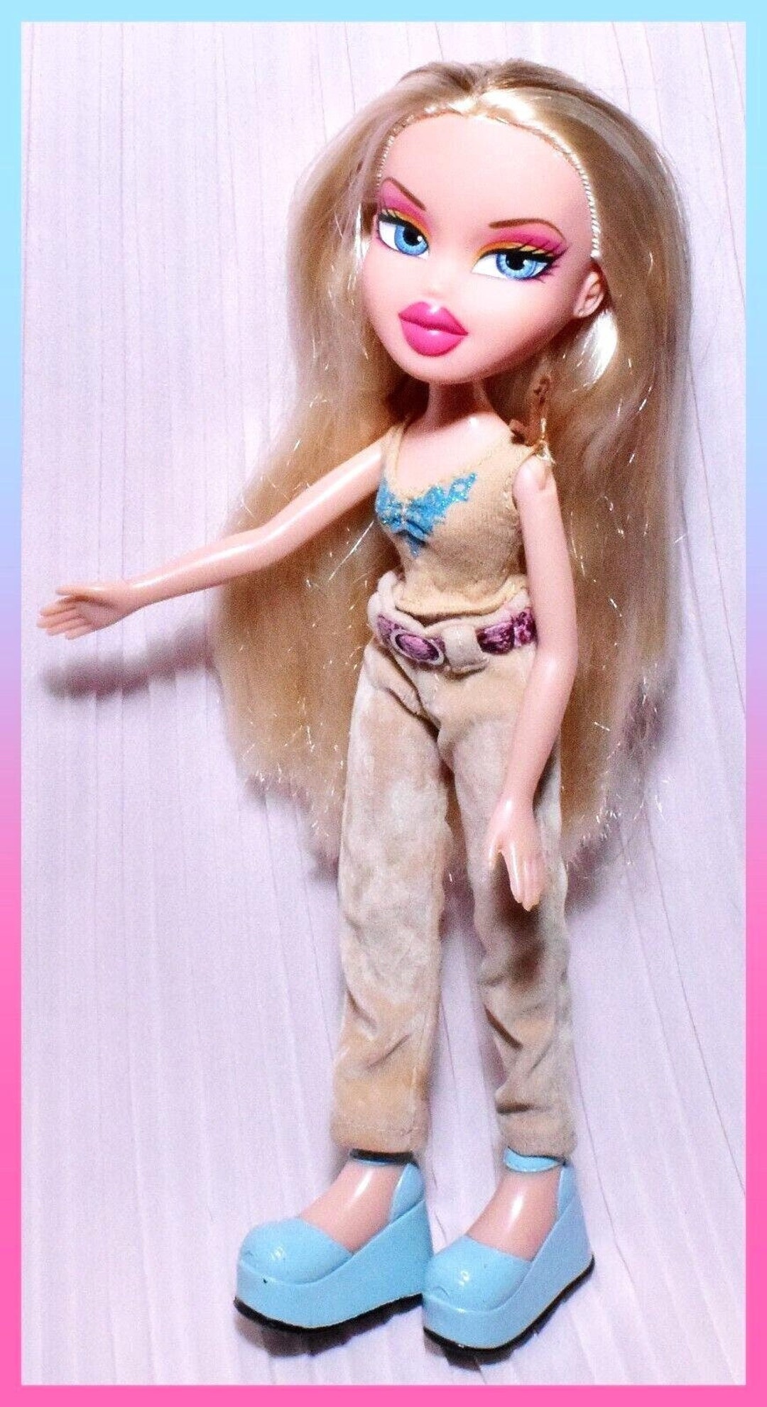 Vtg Bratz MGA Dynamite Cloe 2005 Restyled Doll Clothes Shoes Y2K Blonde ...