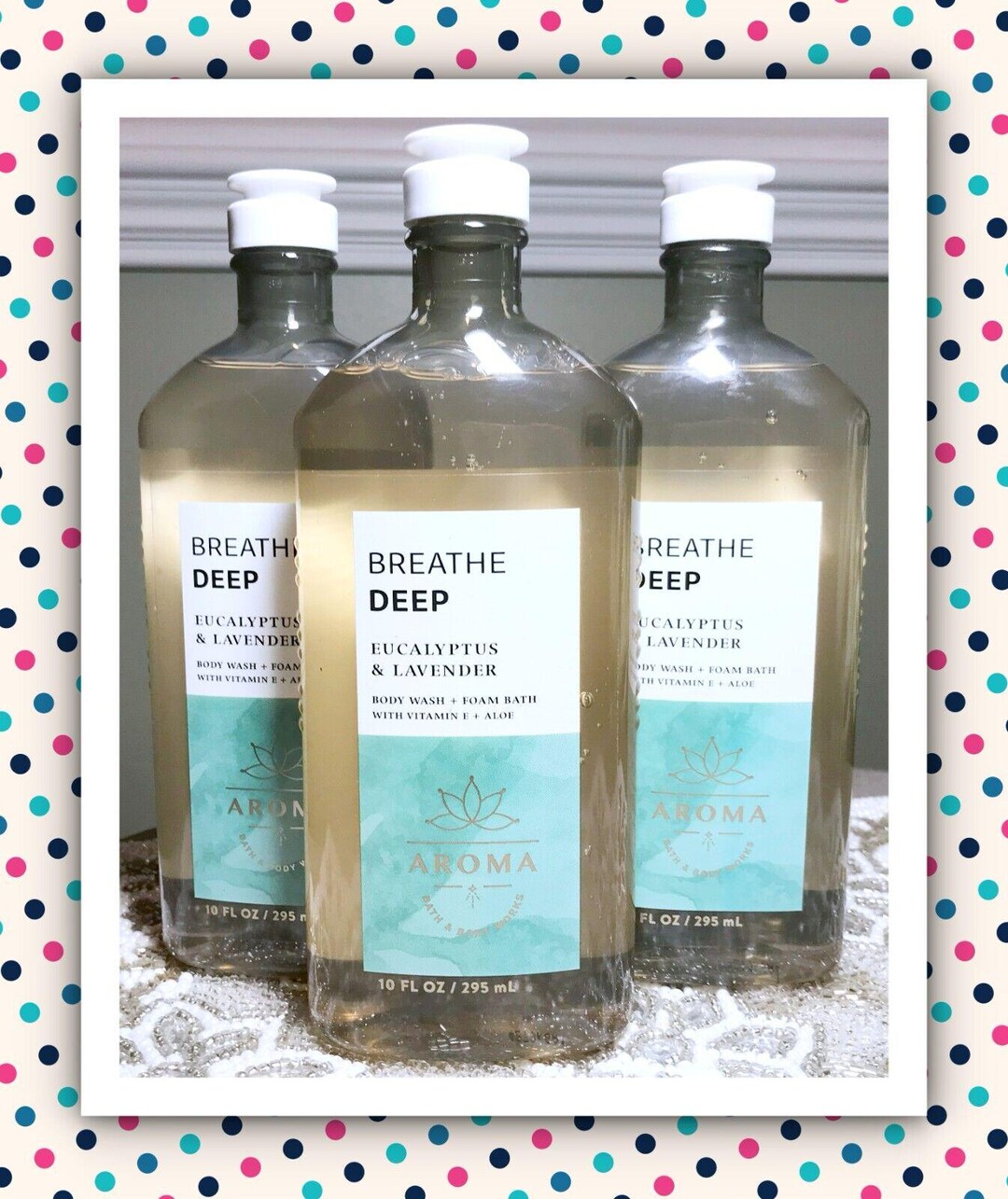 Bath & Body Works Aroma Breathe Deep Eucalyptus 10oz Body Wash Foam ...