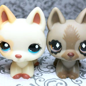 Authentic Littlest Pet Shop LPS 112 357 491 1169 German Shepherd Puppy ...