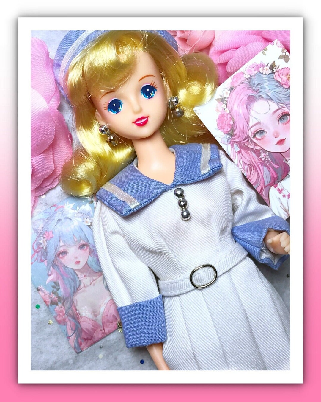 VTG Takara Japan Calendar Girl JENNY 18 August Salty Dog Fashion Doll ...