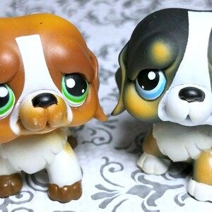 Authentic Littlest Pet Shop LPS 145 335 St. Saint Bernard Dog Set ...