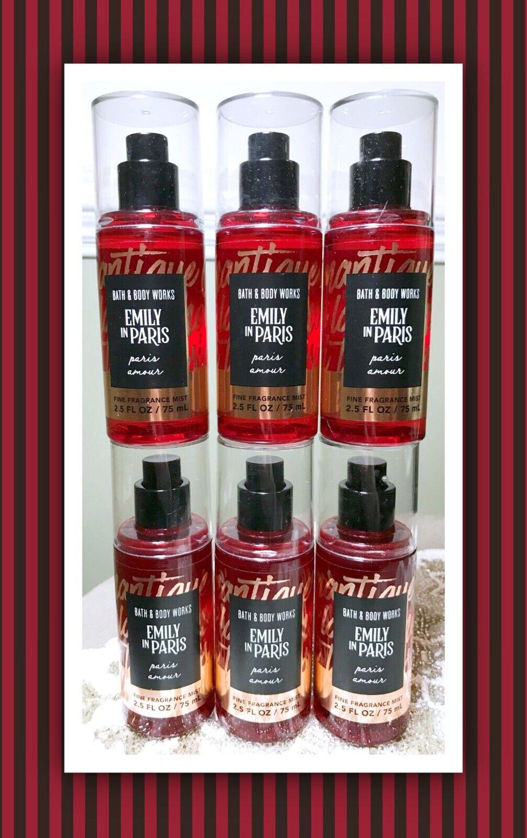 Bath & Body Works EMILY IN PARIS Amour Travel Size Fine Fragrance Mist ...