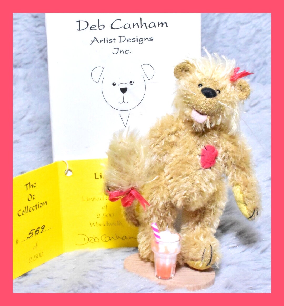 Deb Canham Artist Designs Mohair Wizard of Oz Cowardly LION LE 569 ...