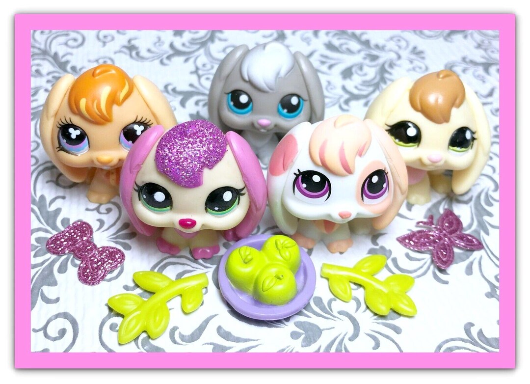 Authentic Littlest Pet Shop LPS 346 480 1167 1304 2232 Lop Ear Bunny ...