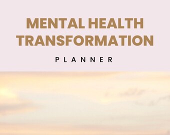 Mental Health Planner - Etsy
