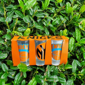 New York Knicks Shot Glass Set - Etsy