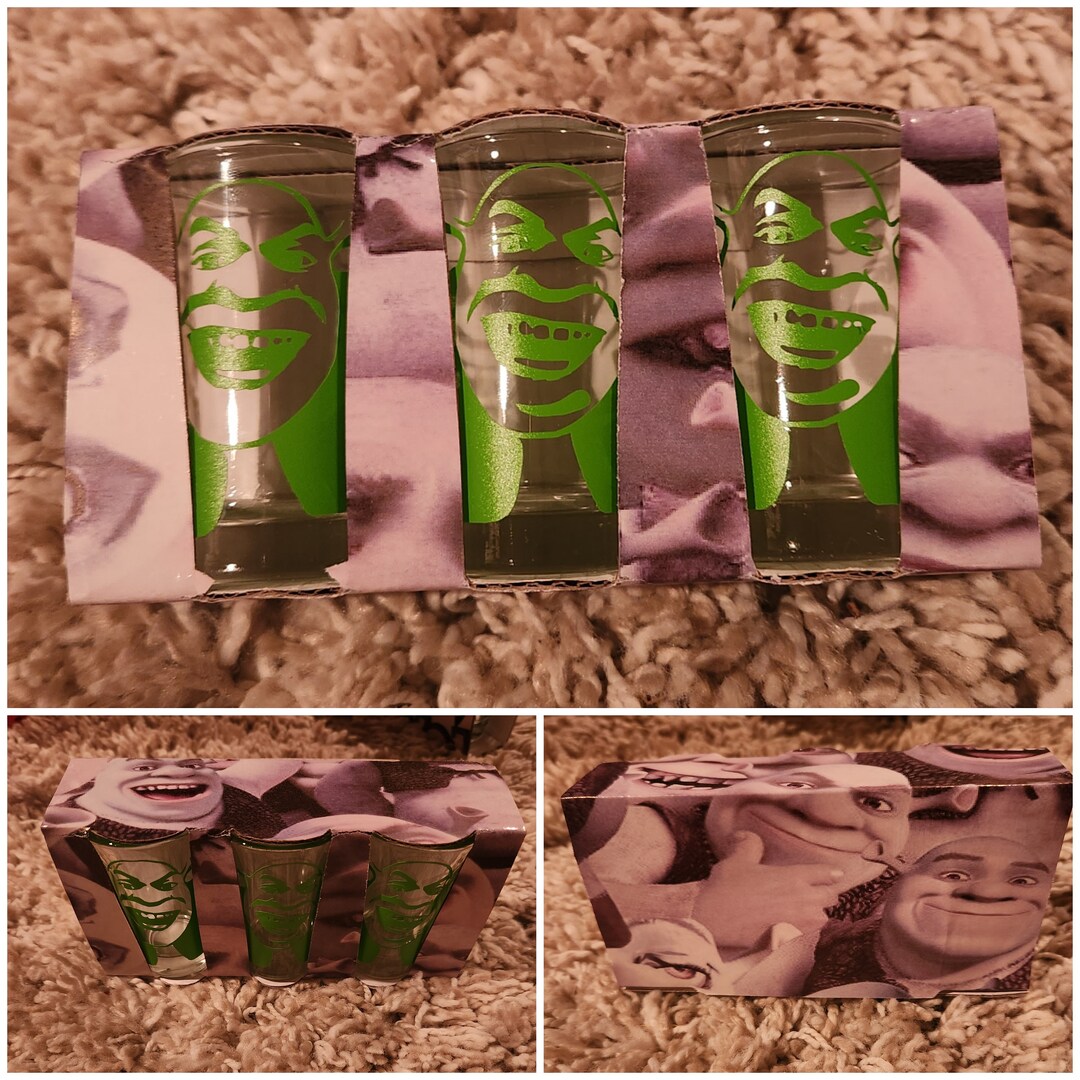 Shrek Shot Glass Set - Etsy