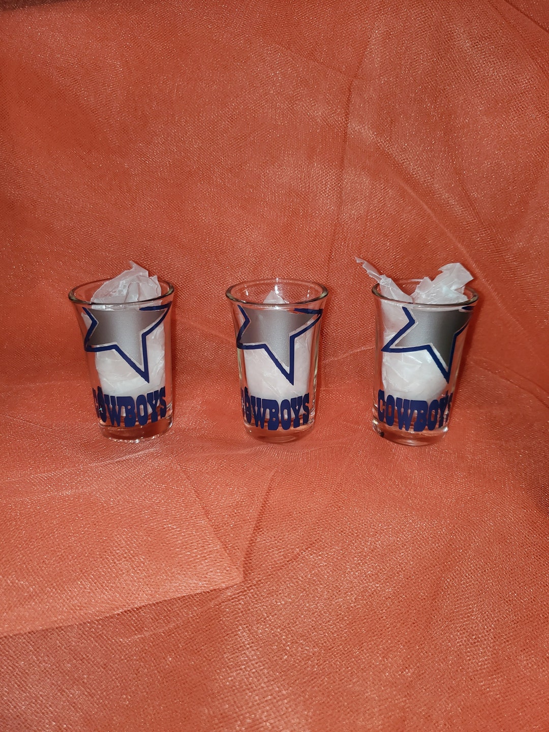 TEXAS COWBOYS Shot Glass Set - Etsy