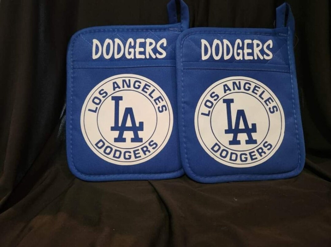 LA Dodgers Pot Holders - Etsy