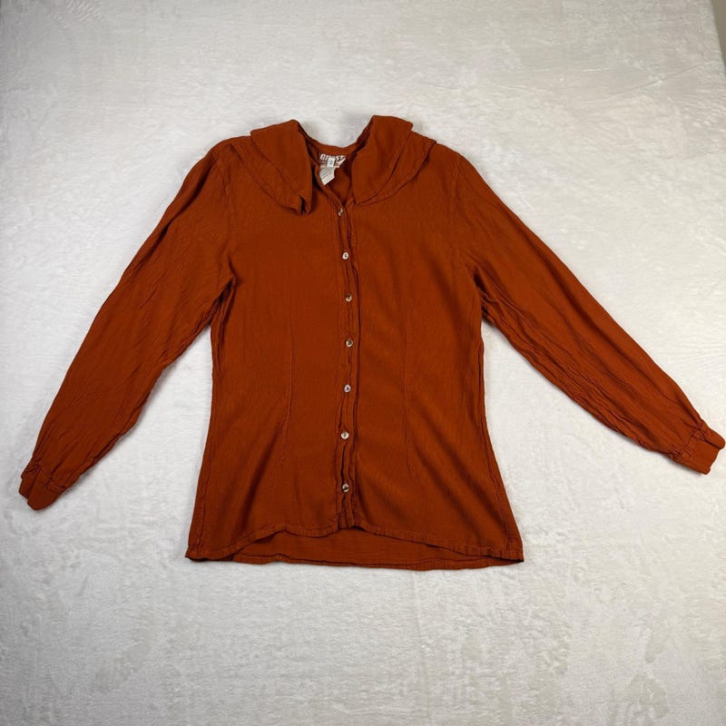 Rust Blouse - Etsy