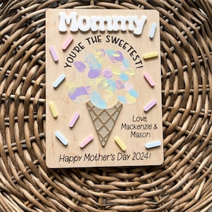 DIY Handprint Sign | Mother's Day Craft Sign | Handprint Sign | Mother ...