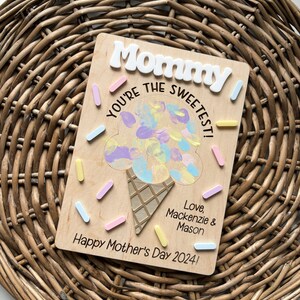 DIY Handprint Sign | Mother's Day Craft Sign | Handprint Sign | Mother ...