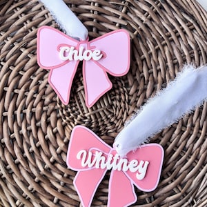 Valentines Day Ribbon Tags | Personalized Name Tag | Ribbon Tag ...