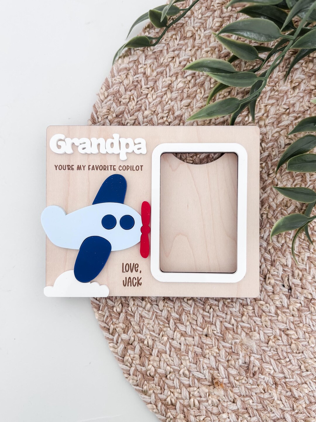 Airplane Fridge Photo Magnet | Father's Day Gift | Gift for Dad | Gift ...