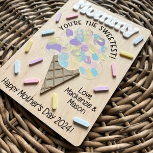 DIY Handprint Sign | Mother's Day Craft Sign | Handprint Sign | Mother ...