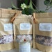 Blissful Bath Time Duo, Candle & 1lb of Bath Salt With Waterproof ...