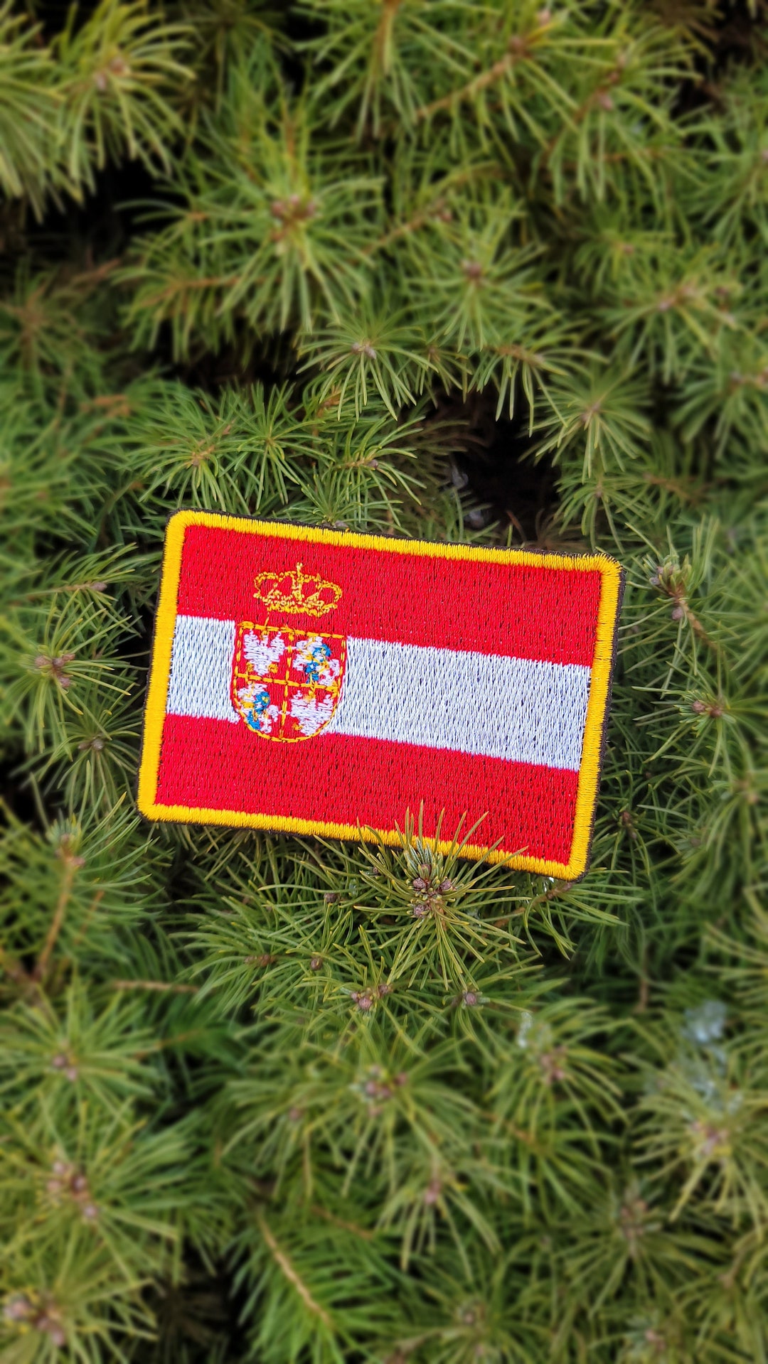 Polish Lithuanian Commonwealth Flag Embroidered HOOK & LOOP - Etsy