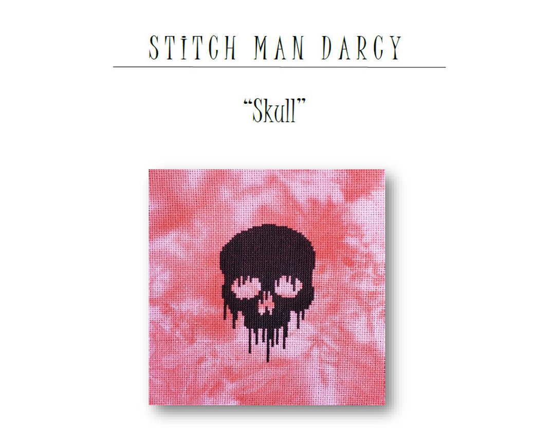 Skull - Cross Stitch Pattern / Digital Download (PDF) - Etsy