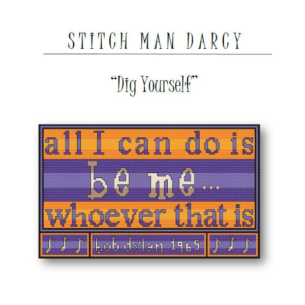 Bob Dylan Cross Stitch - Etsy