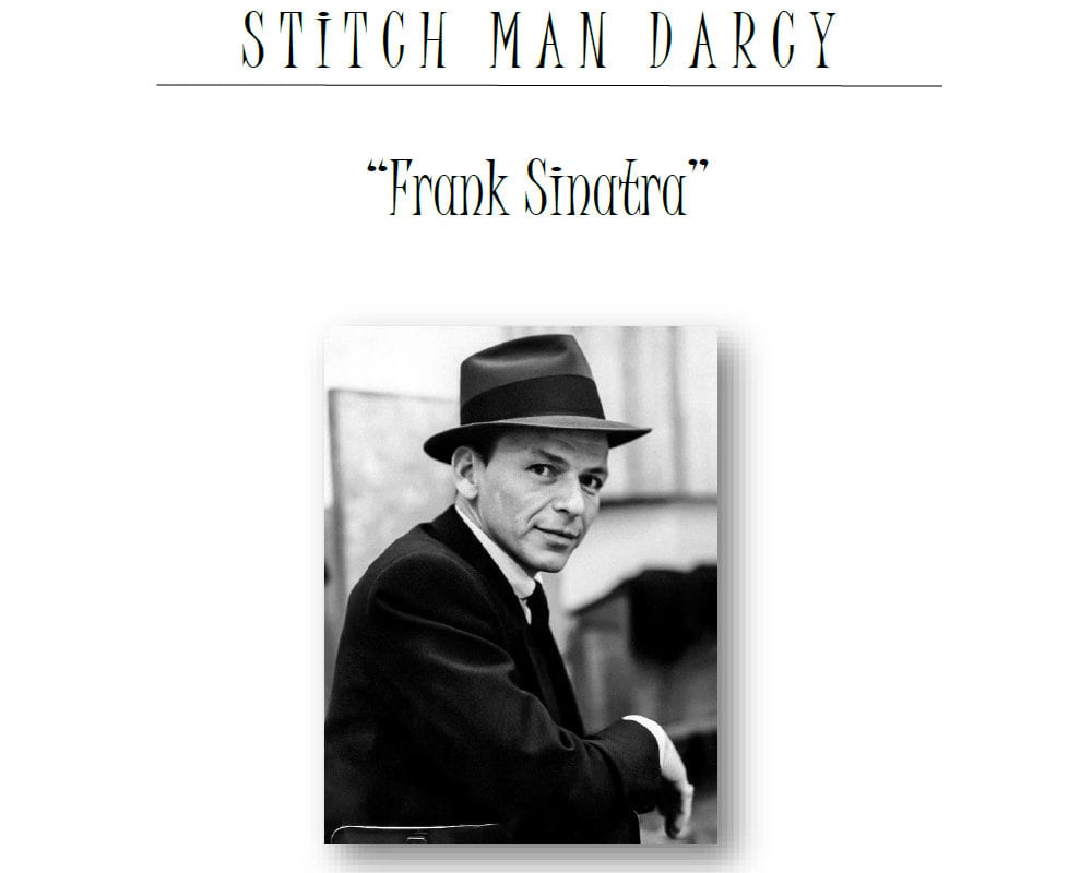 Frank Sinatra - Cross Stitch Pattern / Digital Download (PDF) - Etsy
