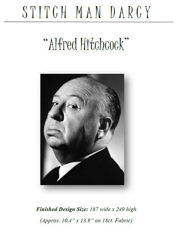 Alfred Hitchcock Cross Stitch Pattern / Digital Download - Etsy