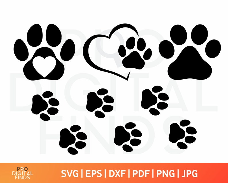 Paw SVG, Dog Paw Svg, Cat Paw Svg, Pet Paw Svg, Animal Paw Svg ...