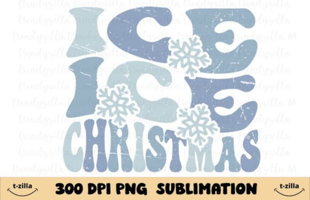 Ice Ice Christmas PNG - Instant Download - Etsy