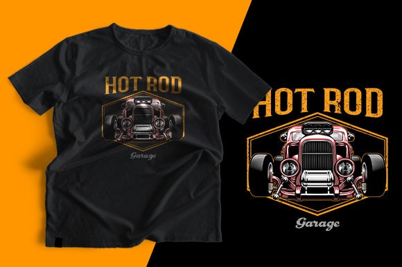 LA Vintage Hot Rod Hot Rod T Shirt Design Instant Download - Etsy