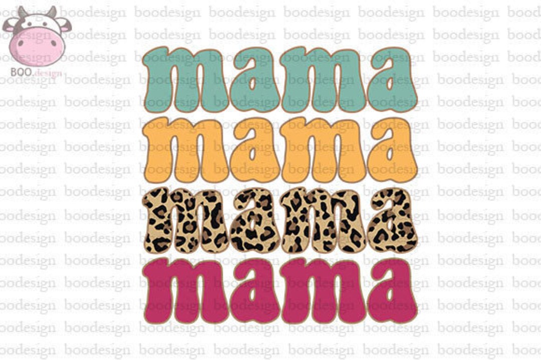 Retro Mama Sublimation SVG PNG Design Instant Download - Etsy